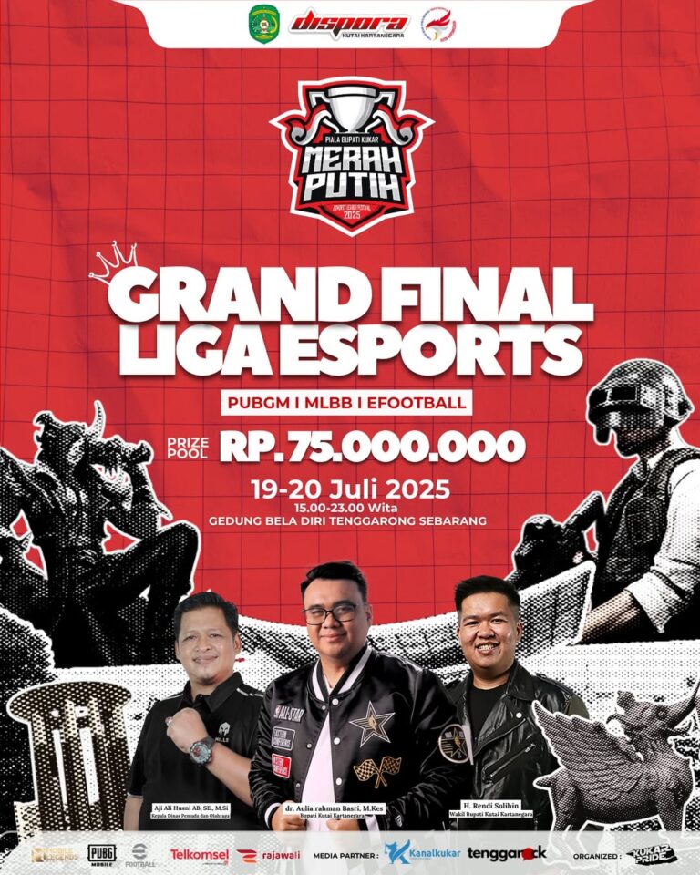 Grand Final Piala Bupati Kukar Merah Putih Esports League 2025 Siap ...